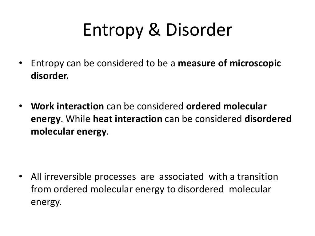Entropy Meaning
