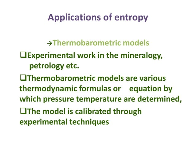 Entropy | PPTX | Geology | Science