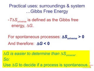 Chemistry Entropy and Gibbs energy - L2.ppt