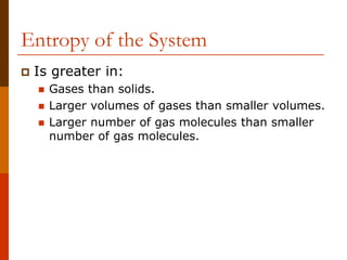 Entropy and Gibbs Free Energy.ppt