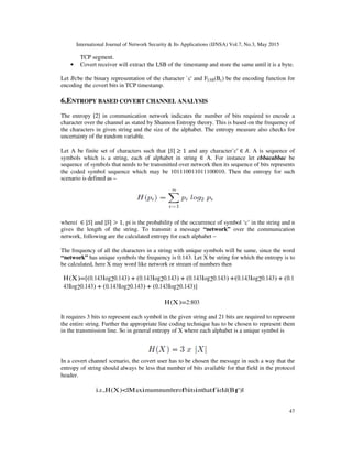 Entropy based detection andbehavioral | PDF