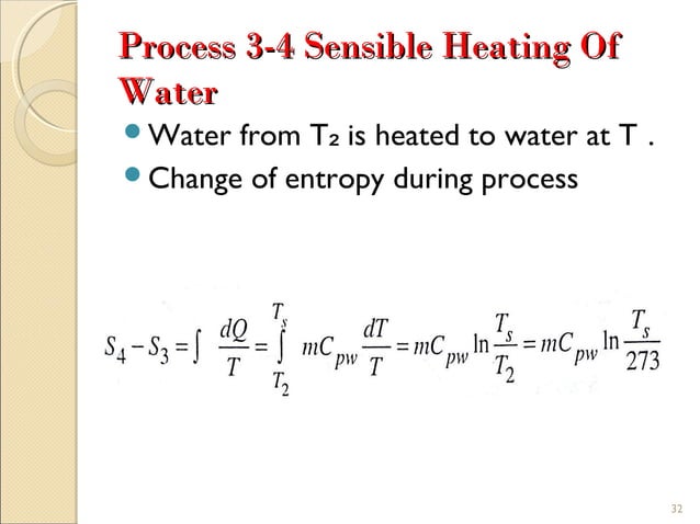 Entropy change during thermodynamic process | PPT