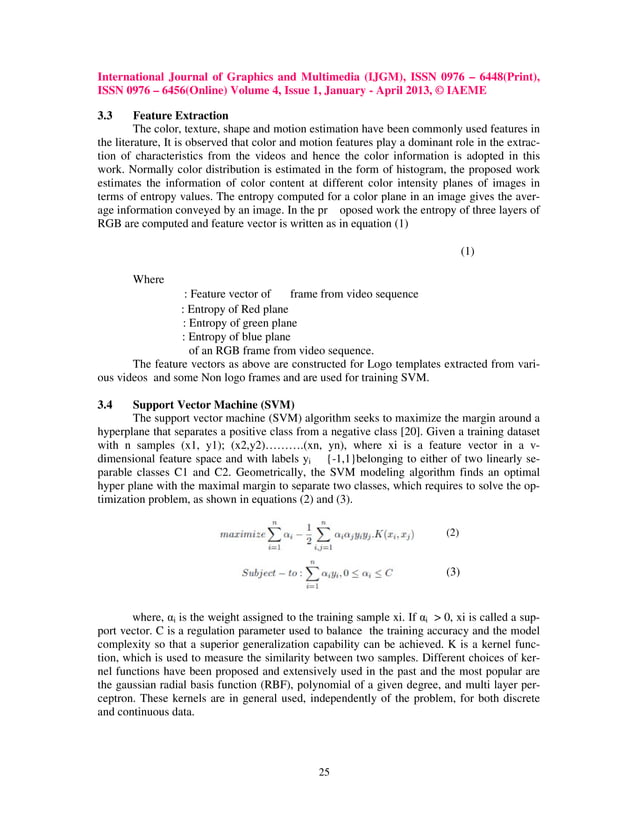 Entropy features trained support vector machine based logo | PDF