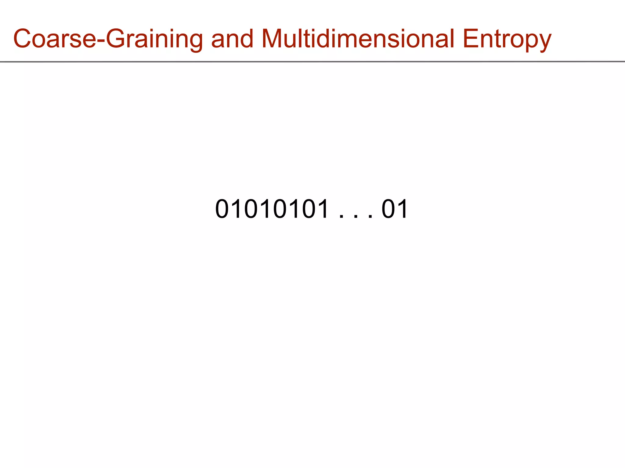 Unit 3: Entropy rate, languages and multidimensional data | PPT