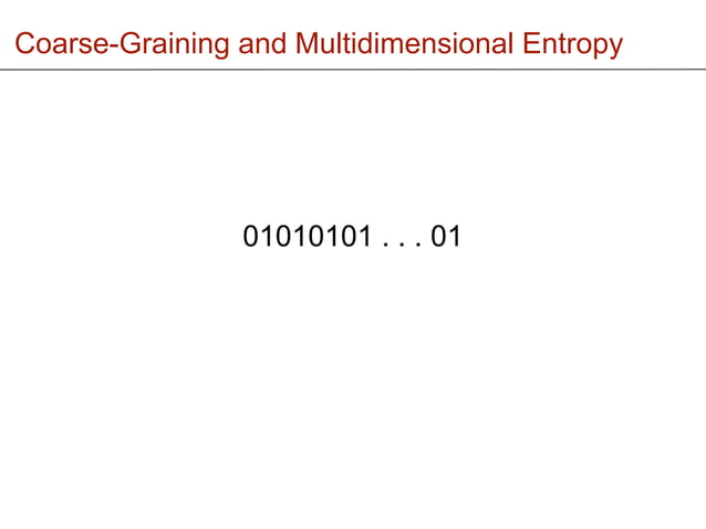 Unit 3: Entropy rate, languages and multidimensional data | PPTX