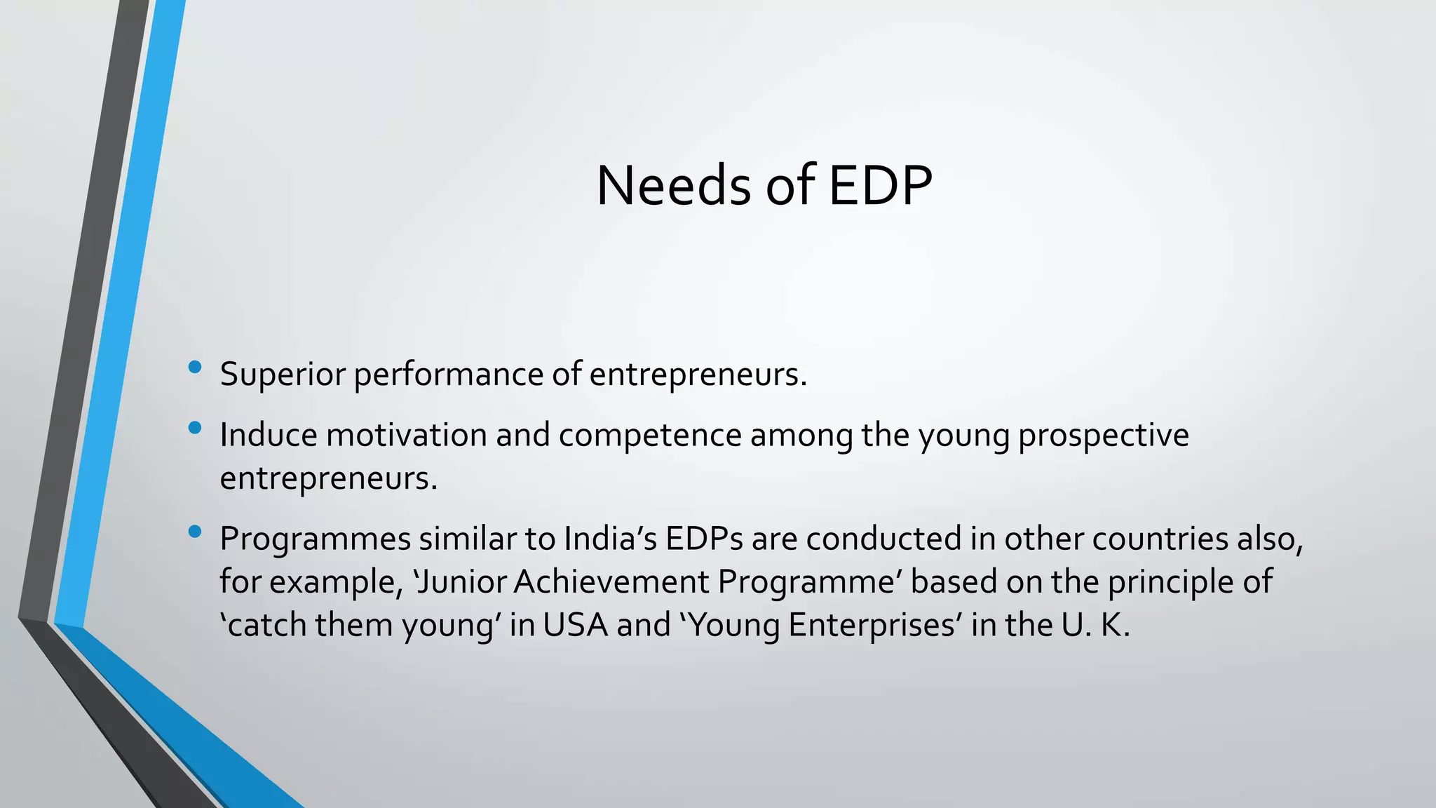 Entrpreneurial development programme | PPTX
