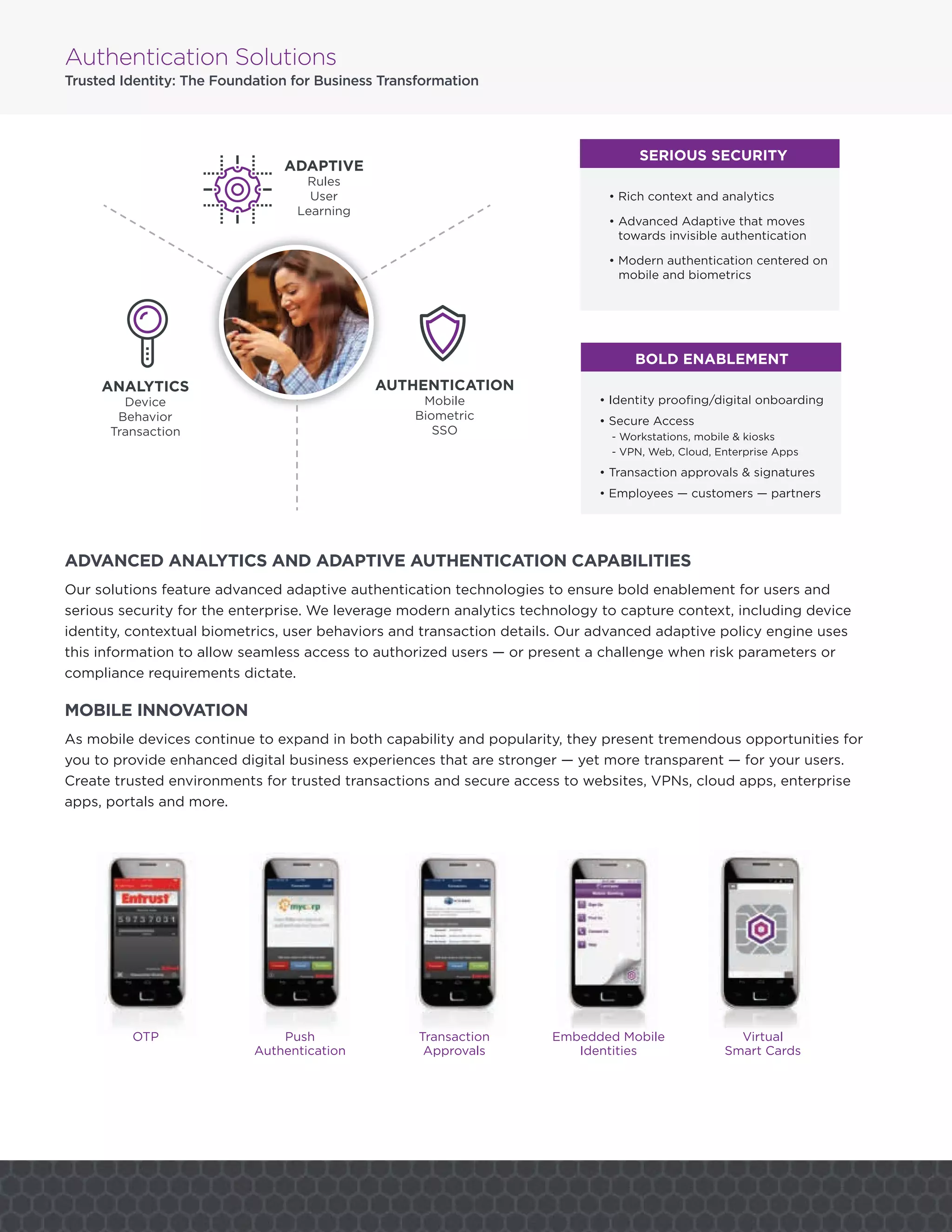 Entrust Datacard Authentication Solutions Overview Pdf Cloud Computing Internet