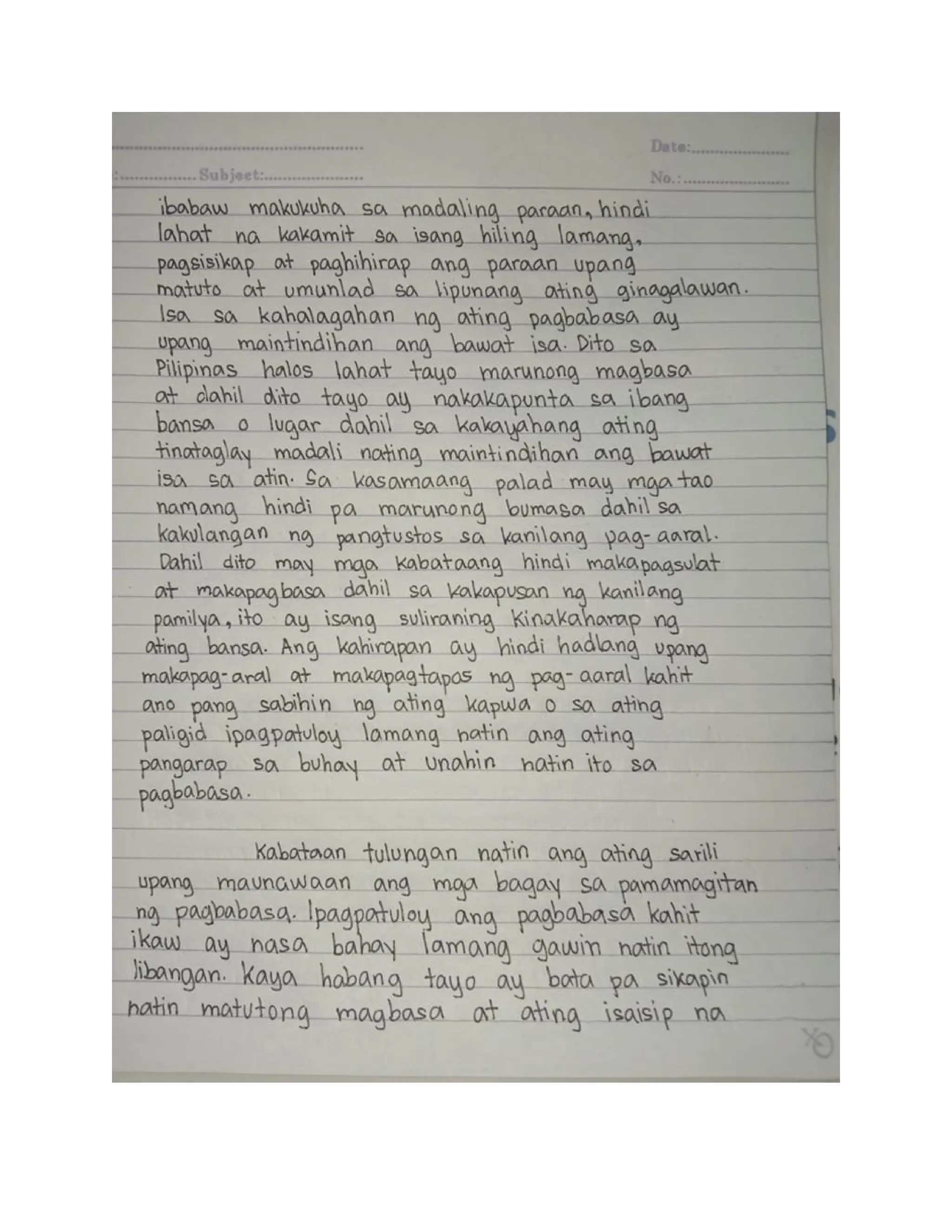 Isang artikulo "Basa Onse: Bawat Bata Bumabasa.docx