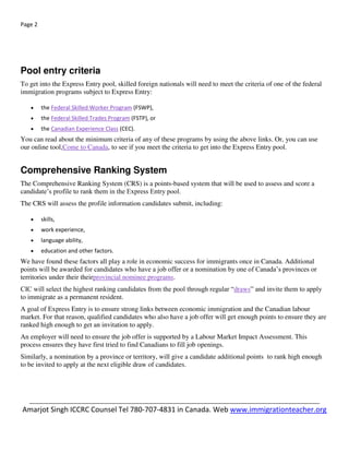 Express Entry | PPT