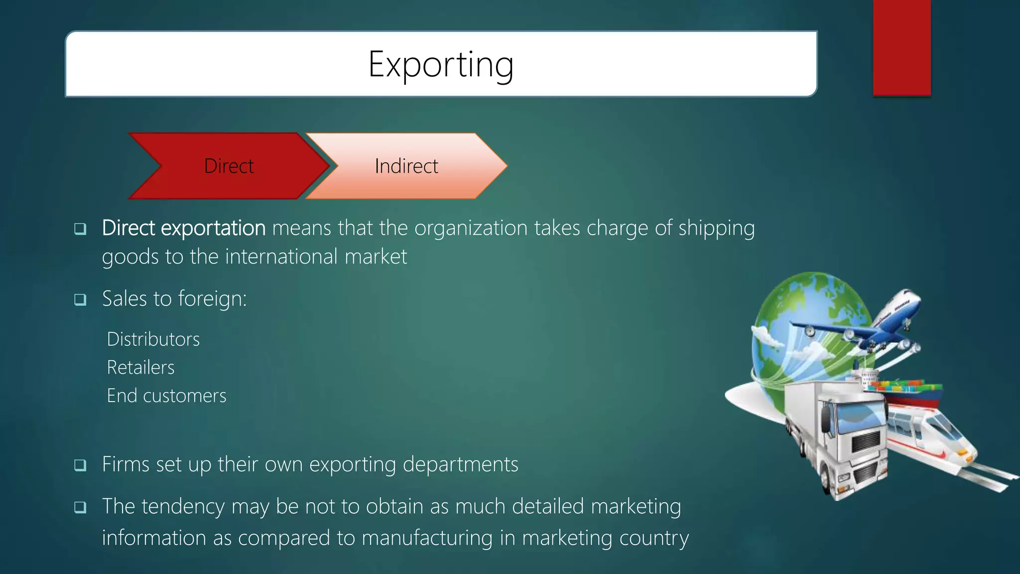 Entry into global market | PPT