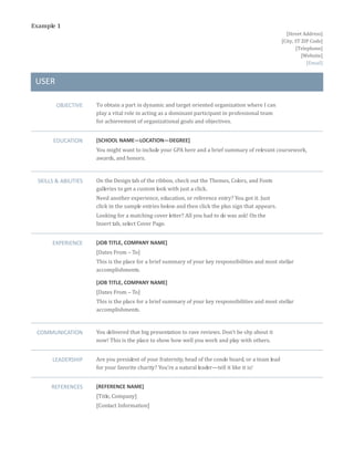 Entry level resume template! | PDF