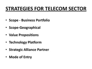 Entry of reliance in telecom sector | PPTX