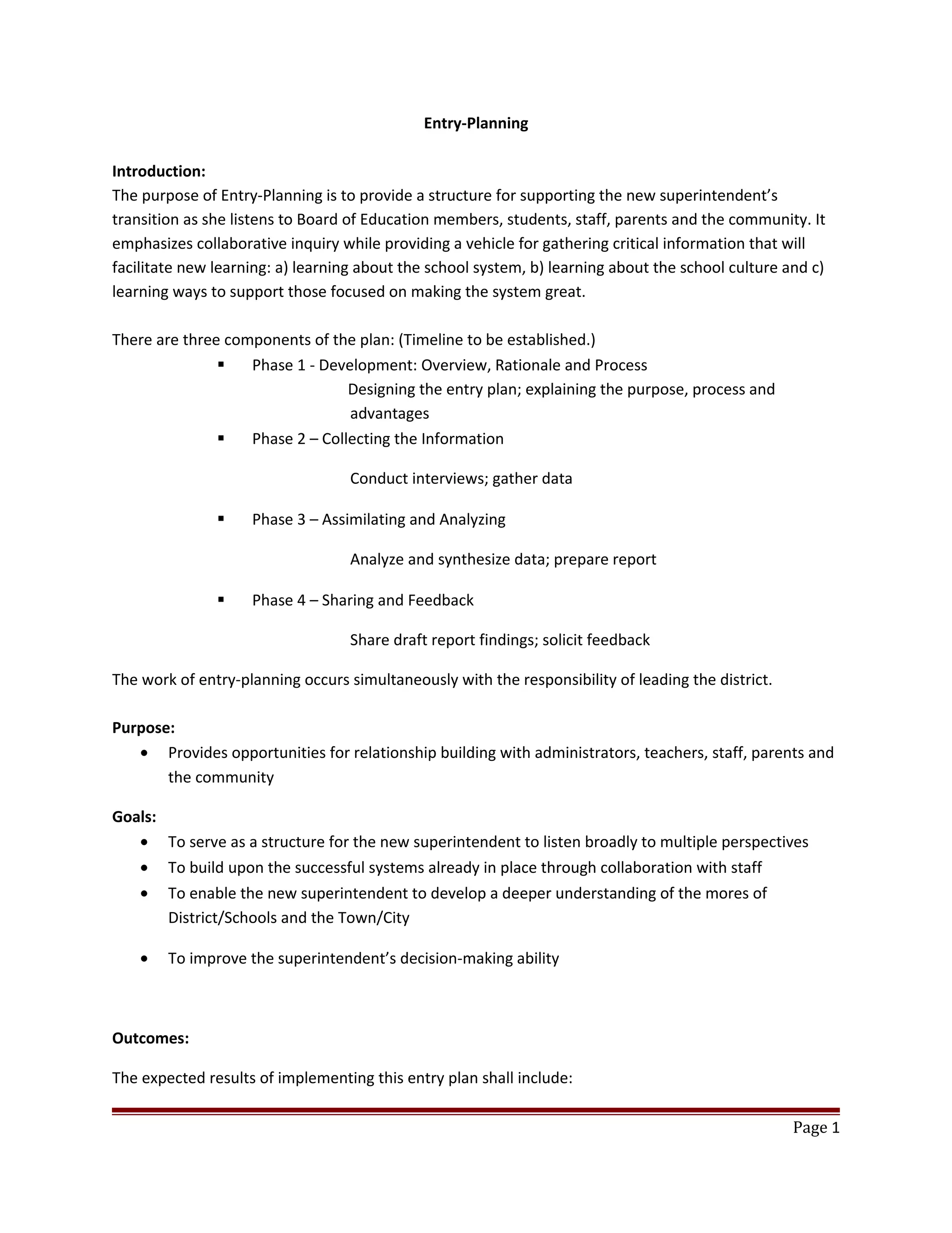 Entry-Planning | DOC