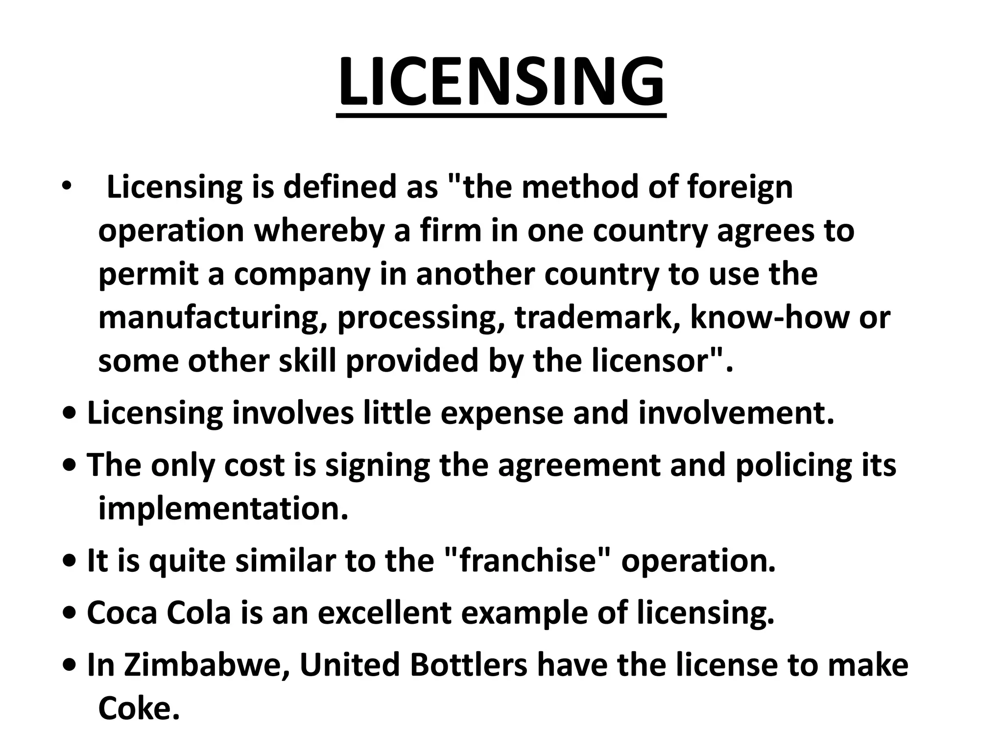 Entry strategies in international marketing | PPTX