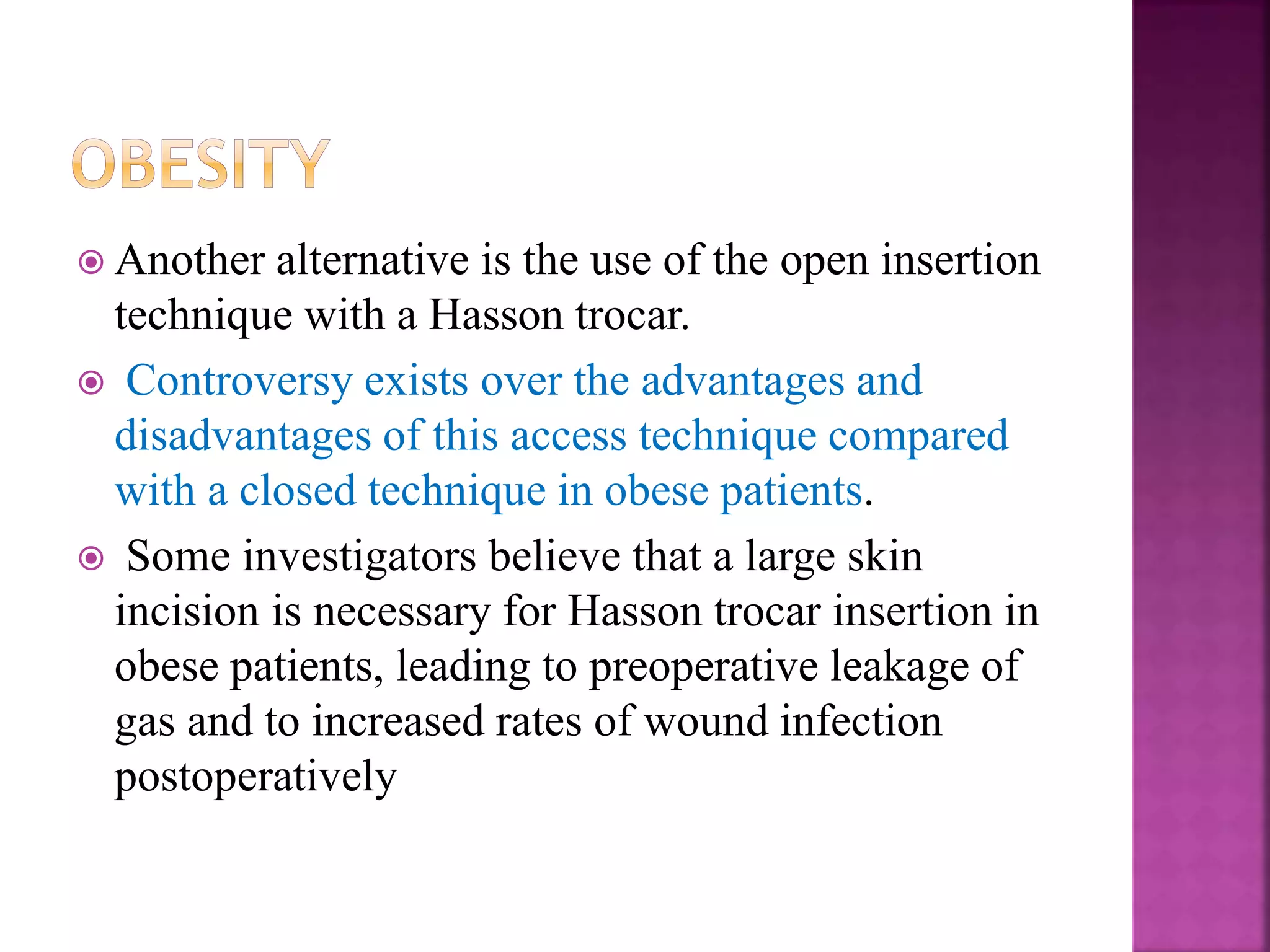 Entry technique with veress needle in Laparoscopy | PPTX