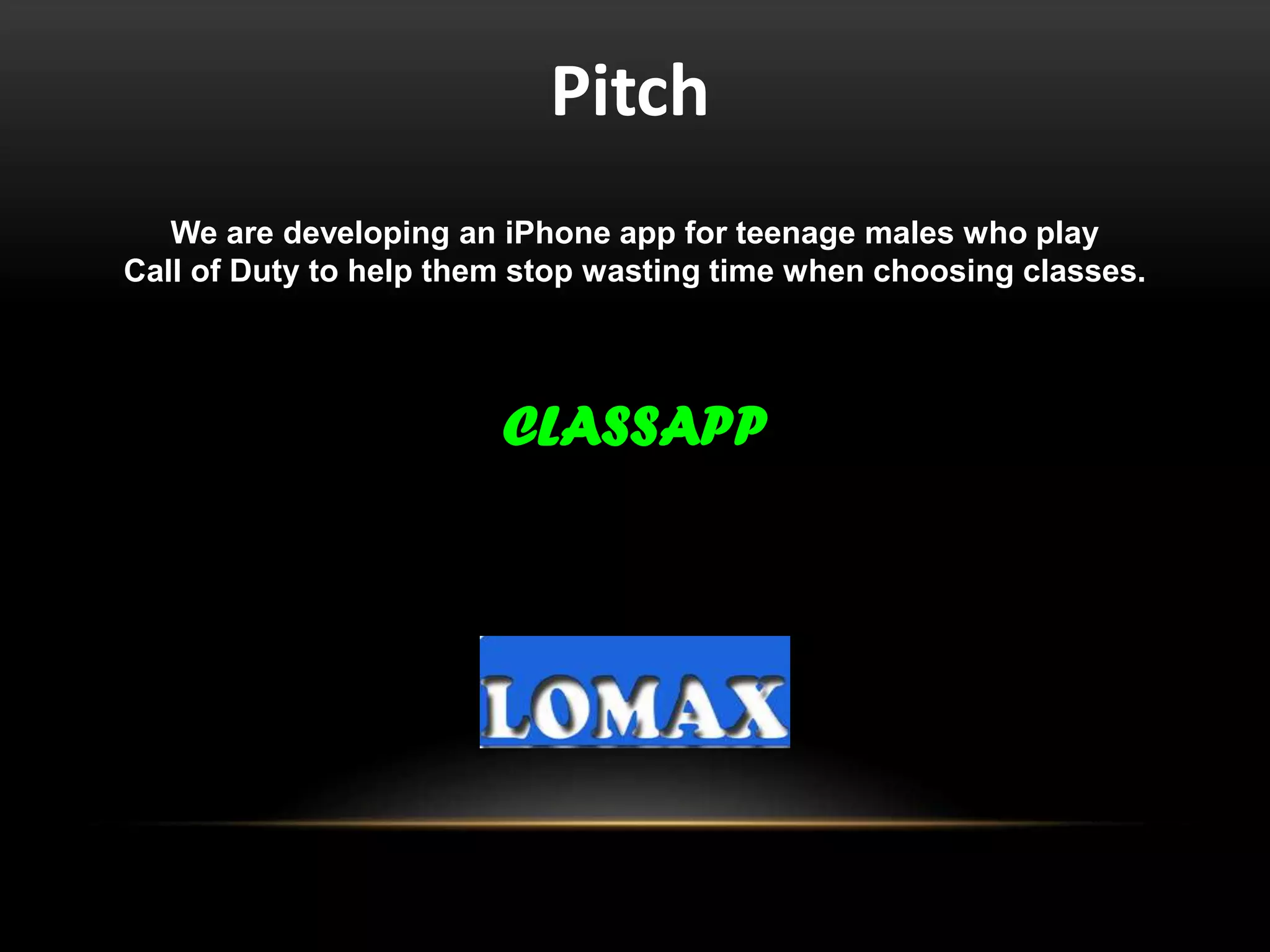 Lomax 'Classapp' | PPT