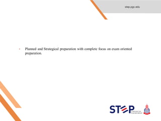 Entry Test - STEP by PGC | PDF