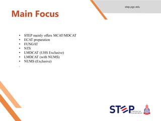 Entry Test - STEP by PGC | PDF | College Education | Education