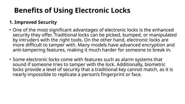 Entryway to High-Tech Security for main door | PPT