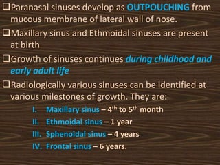ENT about DEVELOPMENT OF NOSE | PPTX