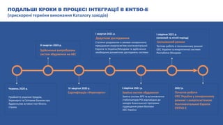 План інтеграції ОЕС України в ENTSO-E | PPT