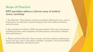 ENT specialist | Kumaran Medical Center | PPTX