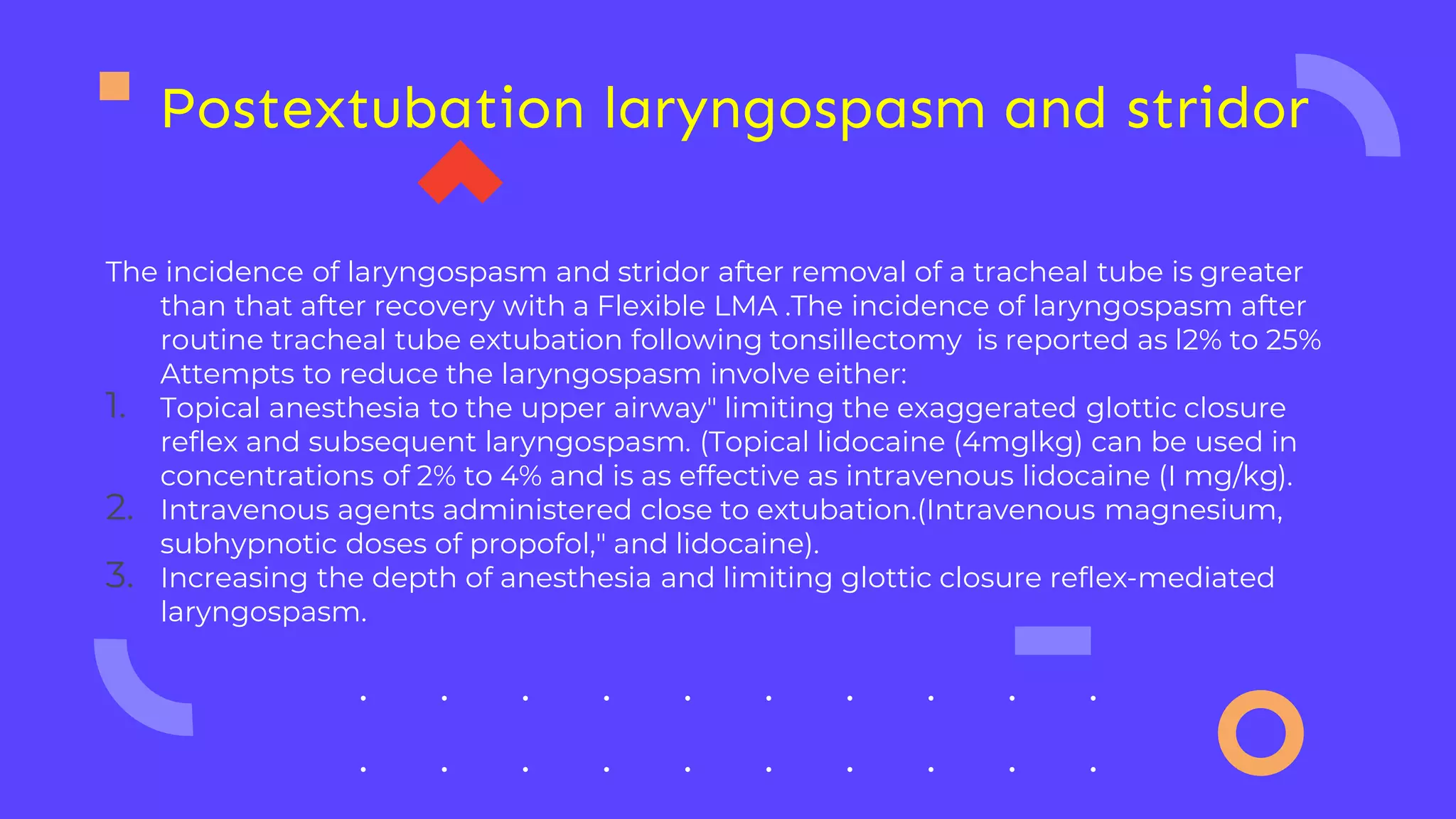anaesthesia consideration for Ent surgery | PDF