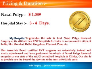 Nasal Polyp Removal Cost