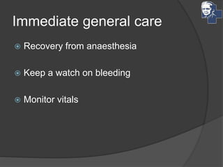 Management of Tonsillitis - Steps of tonsillectomy | PPTX