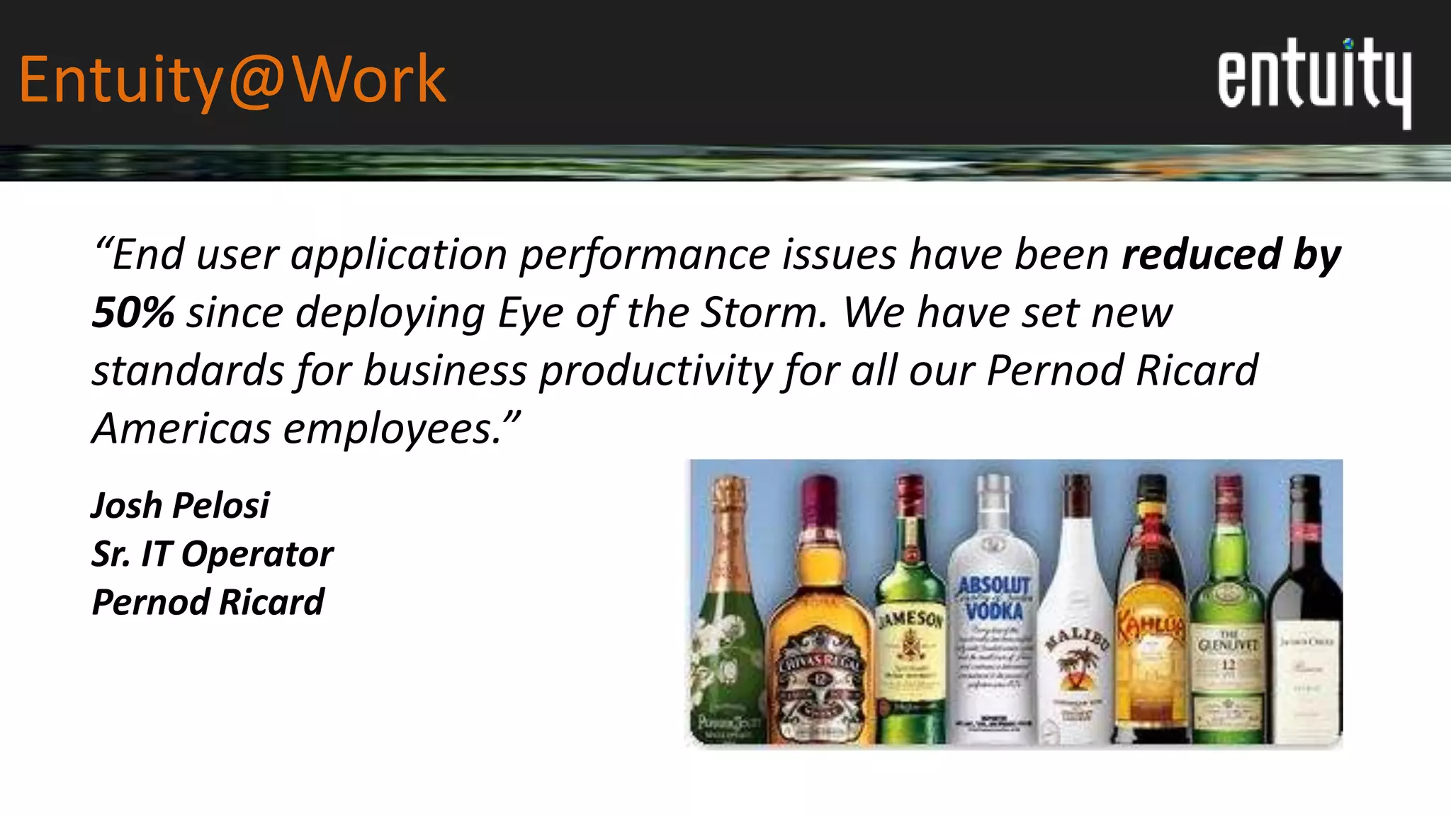 Entuity Network Management Product Overview | PPTX