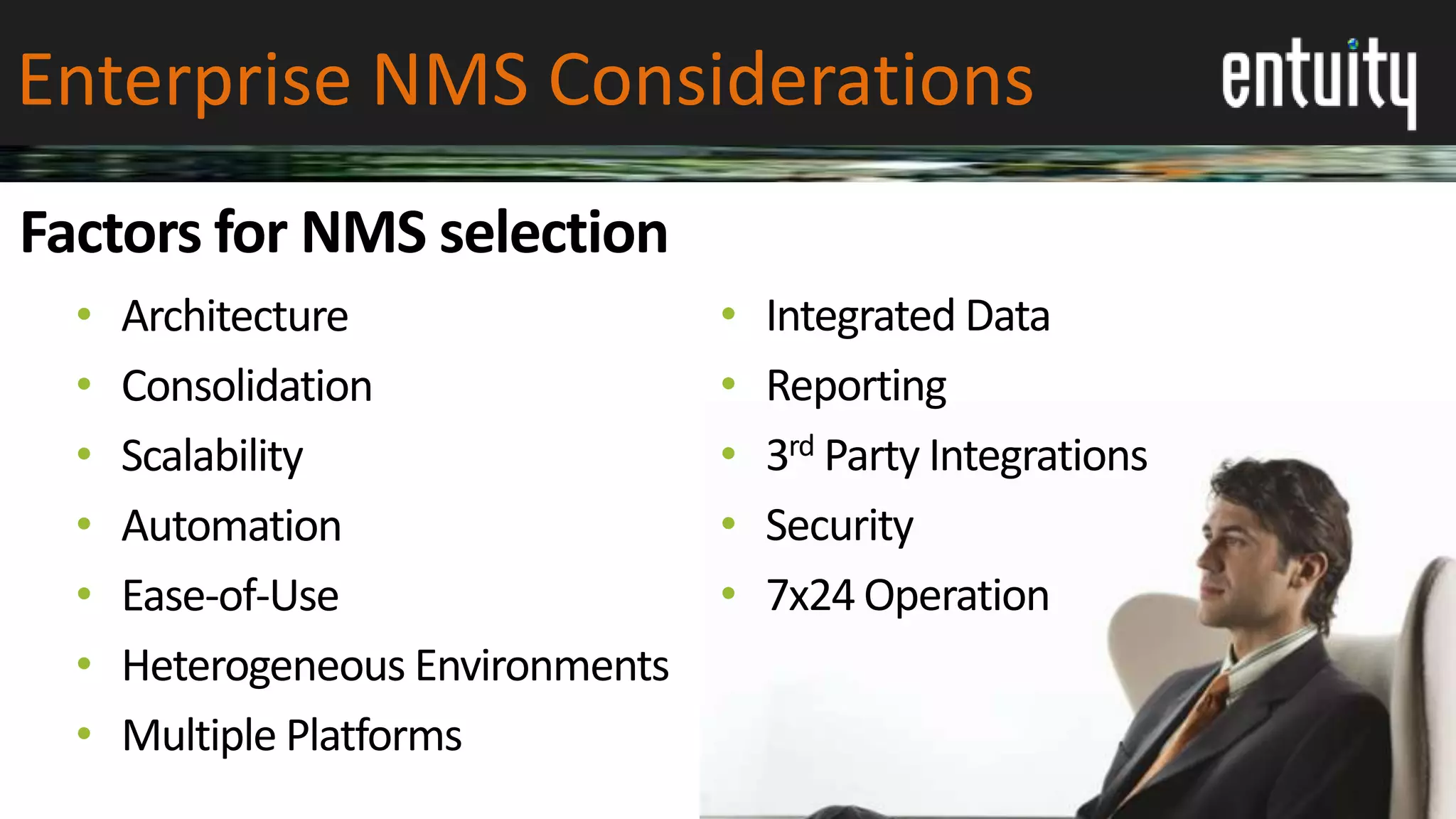 Entuity Network Management Product Overview | PPTX