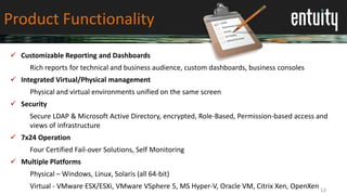 Entuity Network Management Product Overview | PPTX