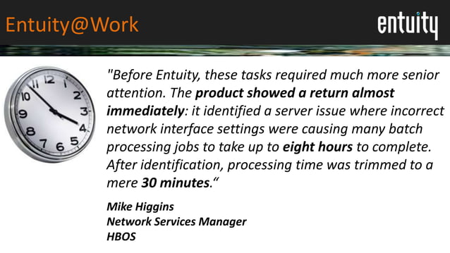 Entuity Network Management Product Overview | PPTX