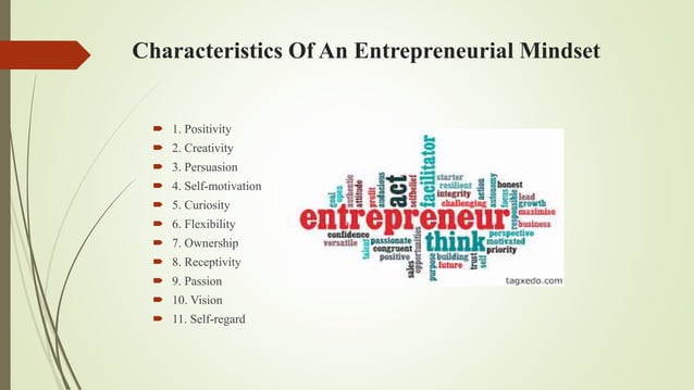 Entrepreneurial mindset | PPTX | Startups | Business