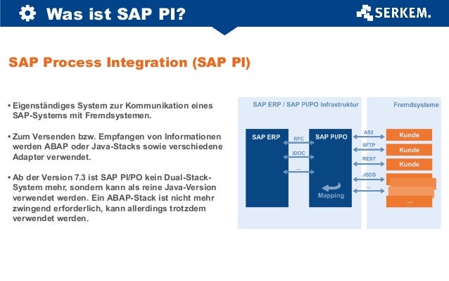 SAP PI (Process Integration) und SAP PO (Process Orchestration)