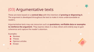 EN Types of Texts Part 1 by Slidesgo.pptx