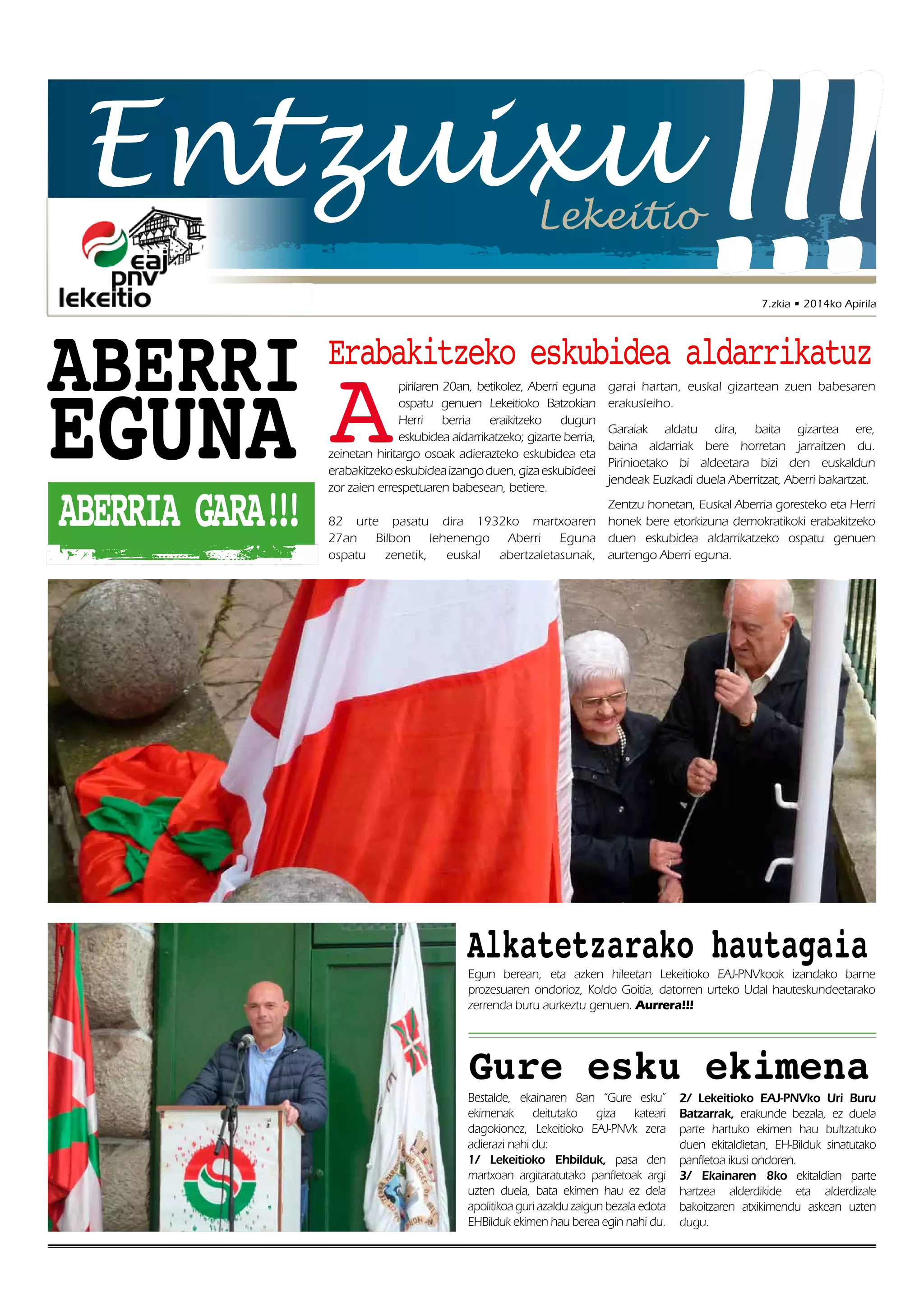 Entzuixu!! 7.zkia. 2014ko apirila. | PDF