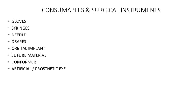 Enucleation, evisceration, exenteration | PPTX | Eye and Vision ...