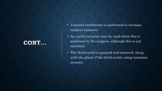 Enucleation of eye | PPTX