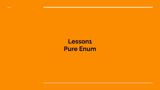 コードを書いて理解する!Enumについて | PPT | Free Download