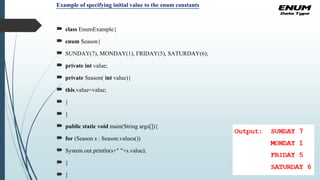 QSpiders - Enum Java Topic | PPT