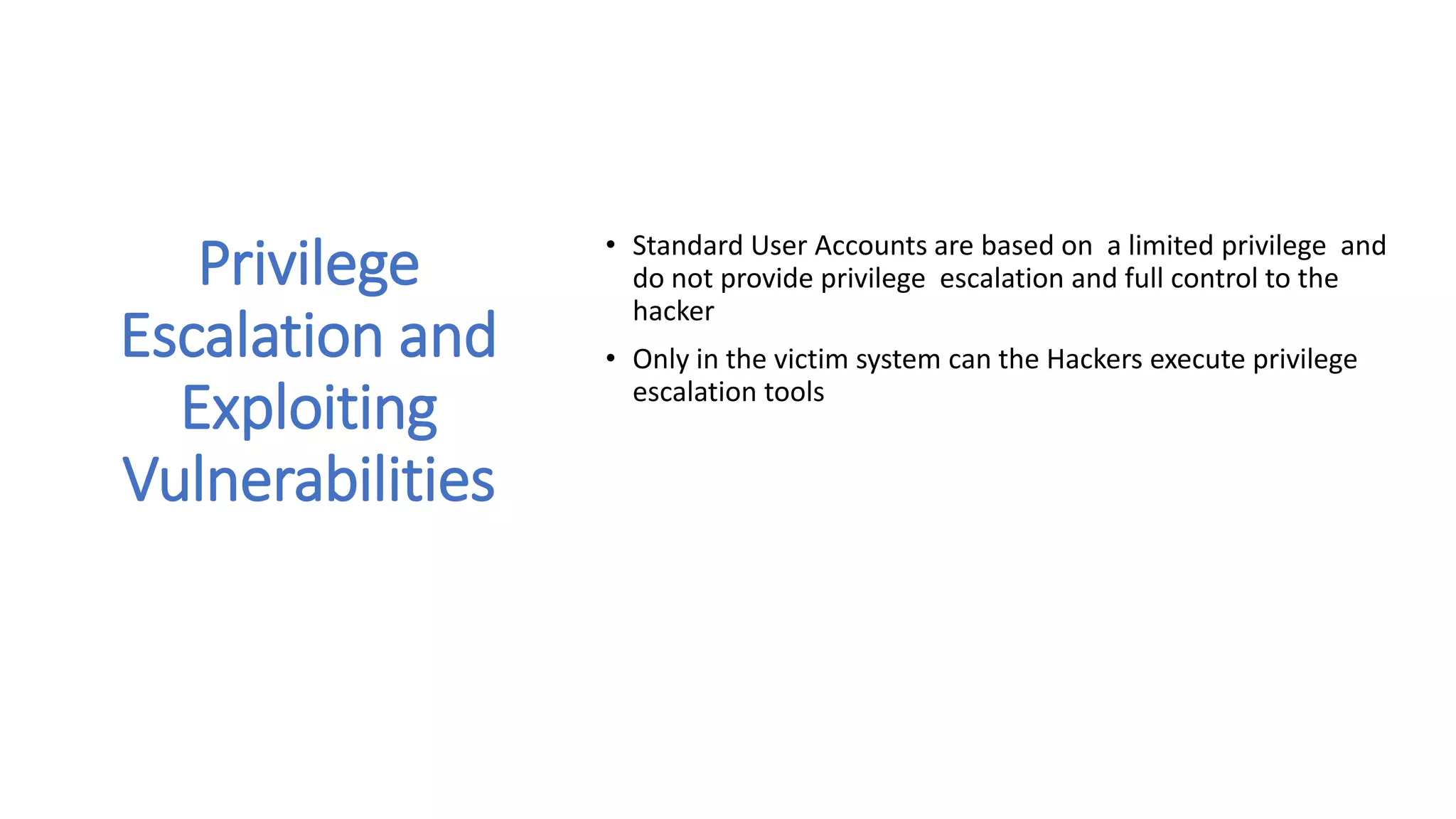 Enumeration and system hacking | PPTX