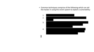 Enumeration and system hacking | PPTX