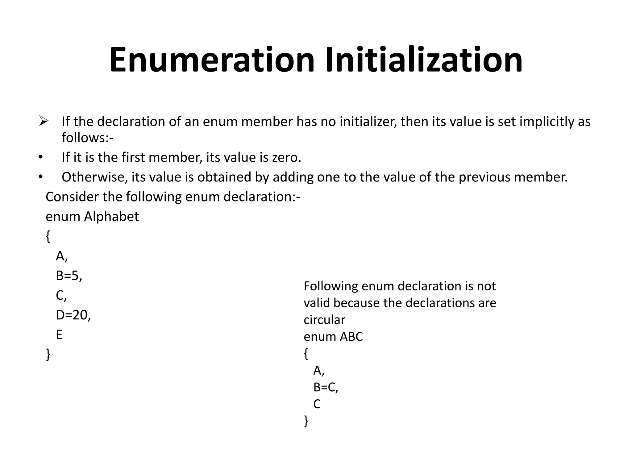 Enumeration in c# | PPTX