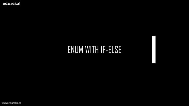 Enumeration In Java Explained Java Tutorial Edureka Pdf Programming Languages Computing 