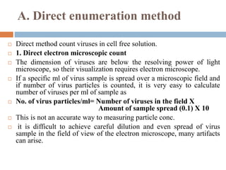 Enumeration of viruses | PPTX