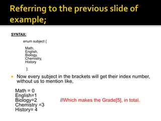 Enumeration type | PPTX