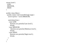 Enum in a Switch Statement learning material.pptx