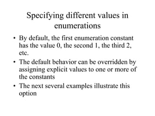 Enumration datatype | PPTX