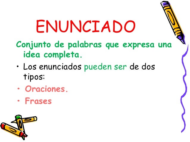 Ejemplos De Enunciados Oracionales Y No Oracionales 1ºbto Tema 7
